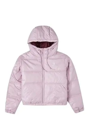 CONVERSE Hooded Puffer Jacket - Pink