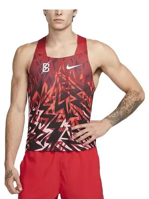 Nike Aeroswift Btc Running Vest - Red/multi-color