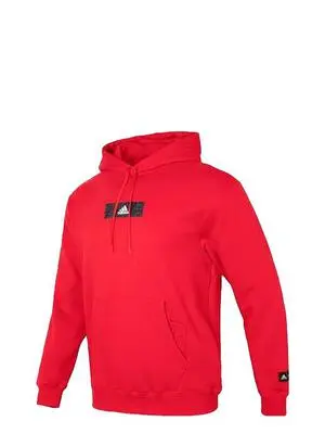 Adidas Gfx Hood Logo Hoodie - Red