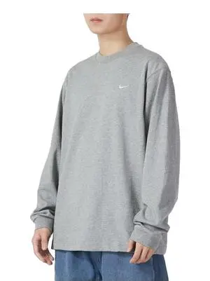 Nike Nike Solo Swoosh Crew Sweatshirt 'light Grey' Light Grey/white