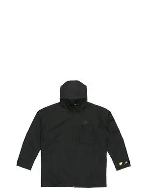 Adidas Woven Hooded Jacket - Black