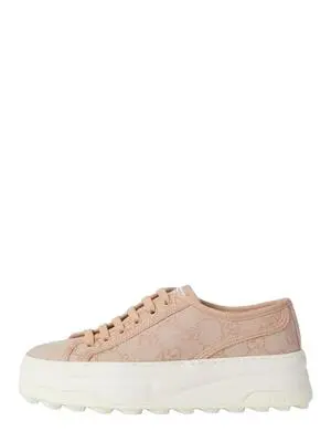 Gucci Gg Canvas Platform Sneakers - Neutral