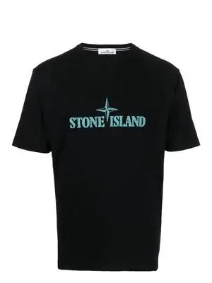 Stone Island Script T-shirt - Black