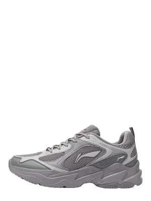 LI-NING Li-Ning "Dark" Lace Up Sneakers Grey