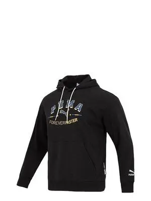 PUMA Team Graphic Hoodie - Black