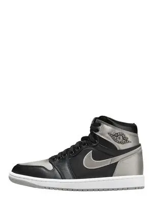 JORDAN Air Jordan 1 Retro High OG Satin Shadow Sneakers Black/medium Grey-white