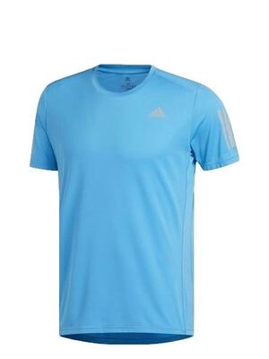 Adidas Own The Run Sports Short Sleeve Tee - Blue