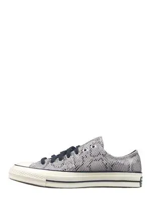 CONVERSE Converse Chuck 70 Low Top Sneakers With Snakeskin Detailing Grey