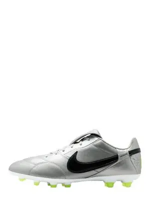 Nike Premier 3 Fg Metallic Silver Football Boots - Metallic Silver/volt/black