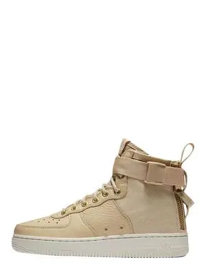 Nike Sf Air Force 1 Mid Sneakers - Tan