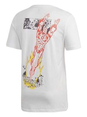 Adidas X Marvel Iron Short Sleeve - White