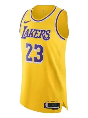 Nike Lebron James Lakers Nba Authentic Jersey 22/23 Icon Edition - Yellow