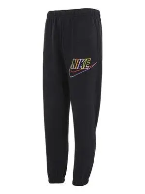 Nike Rainbow Logo Sweatpants - Black