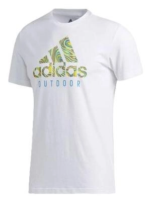 Adidas Round-neckshort-sleevetee /green - White