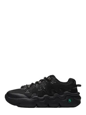 FILA Panini Low Retro Basketball Sneakers - Black