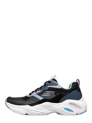 Sketchers Stamina Airy Low-top Athletic Sneakers - Black/blue