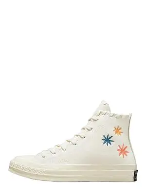 CONVERSE Converse Chuck 70 High Top Embroidered Floral Sneakers