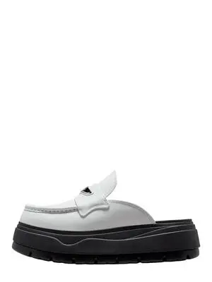 JORDAN Mule - Summit White/black/metallic Silver