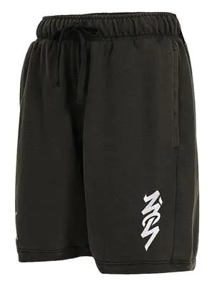 Nike Jordan As J Zion Df Flc Short Sports Knit Shorts - Black