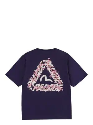 PALACE Palace X Evisu Heavy Wash T Shirt 'navy' Navy
