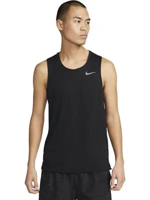 Nike Dri-fit Miler Running Tank - Black