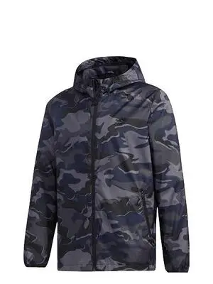 Adidas Camouflage Hooded Track Jacket - Black