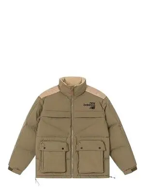 NEW BALANCE Down Jacket - Olive Green/beige