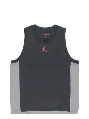 JORDAN Dri-fit Air Statement Splicing Basketball Sports Vest - Black