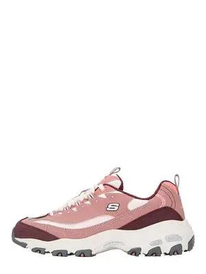 Sketchers Skechers D'Lites Athletic Sneakers Pink/red/beige