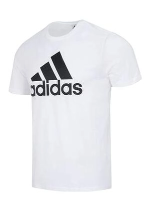 Adidas Essentials Single Big Logo T-shirt 'white - White/black