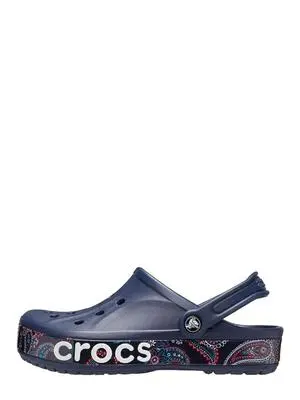 CROCS Bayaband Printed Clogs - Blue