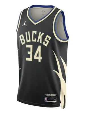 JORDAN Dri-fit Nba Giannis Antetokounmpo Swingman Jersey - Black/multi-color