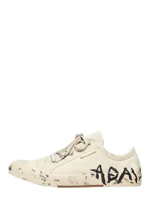 Balenciaga Low Top Sneakers - White/black