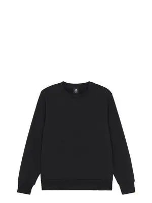 NEW BALANCE Round Neck Sports Pullover - Black