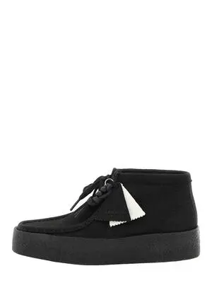 Clarks Wallabee Cup Boots Nubuck - Black