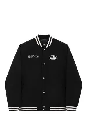 VANS Checkerboard Research Varsity Jacket - Black