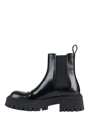 Balenciaga Balenciaga Tractor Lug Sole Chelsea Boots Black