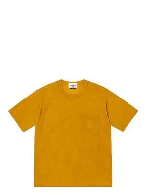 Supreme Ss19 X Stone Island Pocket Tee Crossover Short Sleeve - Yellow