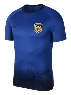 Nike Sports Gradient Round Neck Short Sleeve Blue T-shirt - Default Colorway