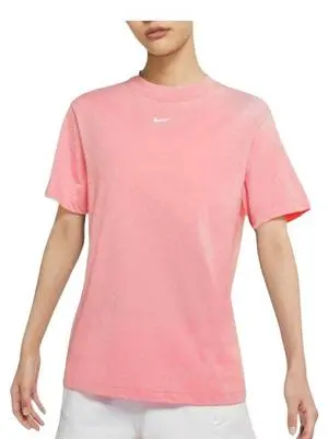 Nike Logo Embroidered Round Neck T-shirt - Default Color