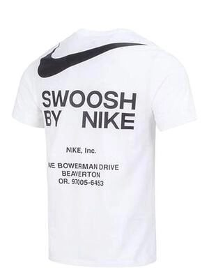 Nike Nsw Big Swoosh Logo T-shirt - White/black
