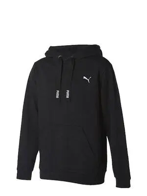 PUMA Hoodie With Chest Logo - Black