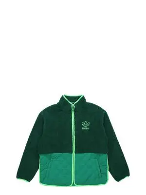 Adidas Originals Sherpa And Quilted Jacket - Green