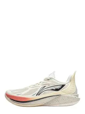 LI-NING Sonic "pelican" Athletic Sneakers - Beige/grey/red