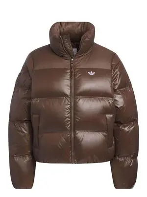 Adidas Short Down Puffer Jacket - Brown
