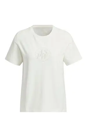 Adidas Letter Printed T-shirt - White