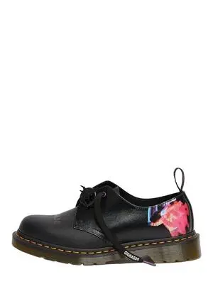 Dr. Martens Sabbath X 1461 Crossover Leather Printed Boots - Black