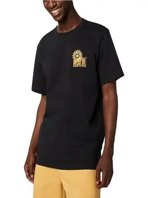 CONVERSE Short-sleeve Applique T-shirt - Black