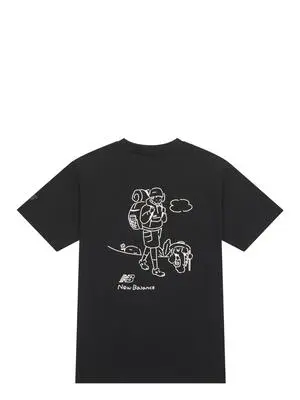 NEW BALANCE Graphic T-shirt - Black