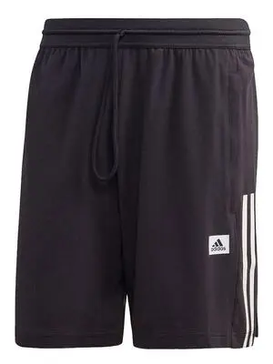 Adidas M D2m Motion Sports Shorts With Stripes - Black